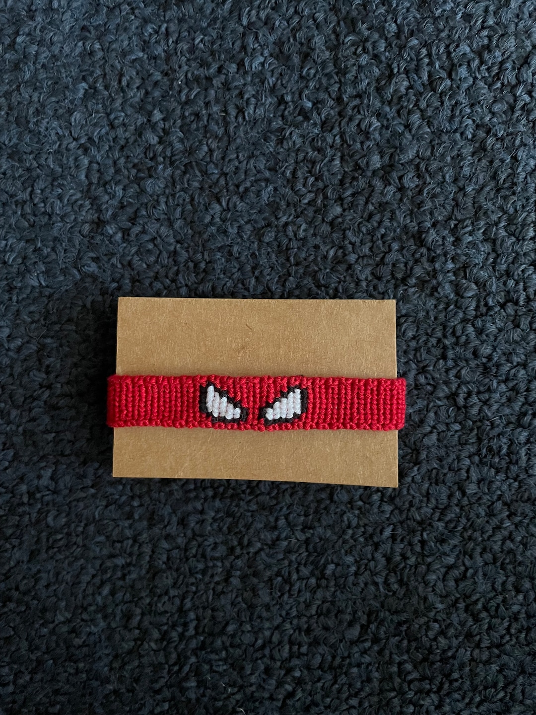 Spider-man Themed Friendship Bracelet - Etsy