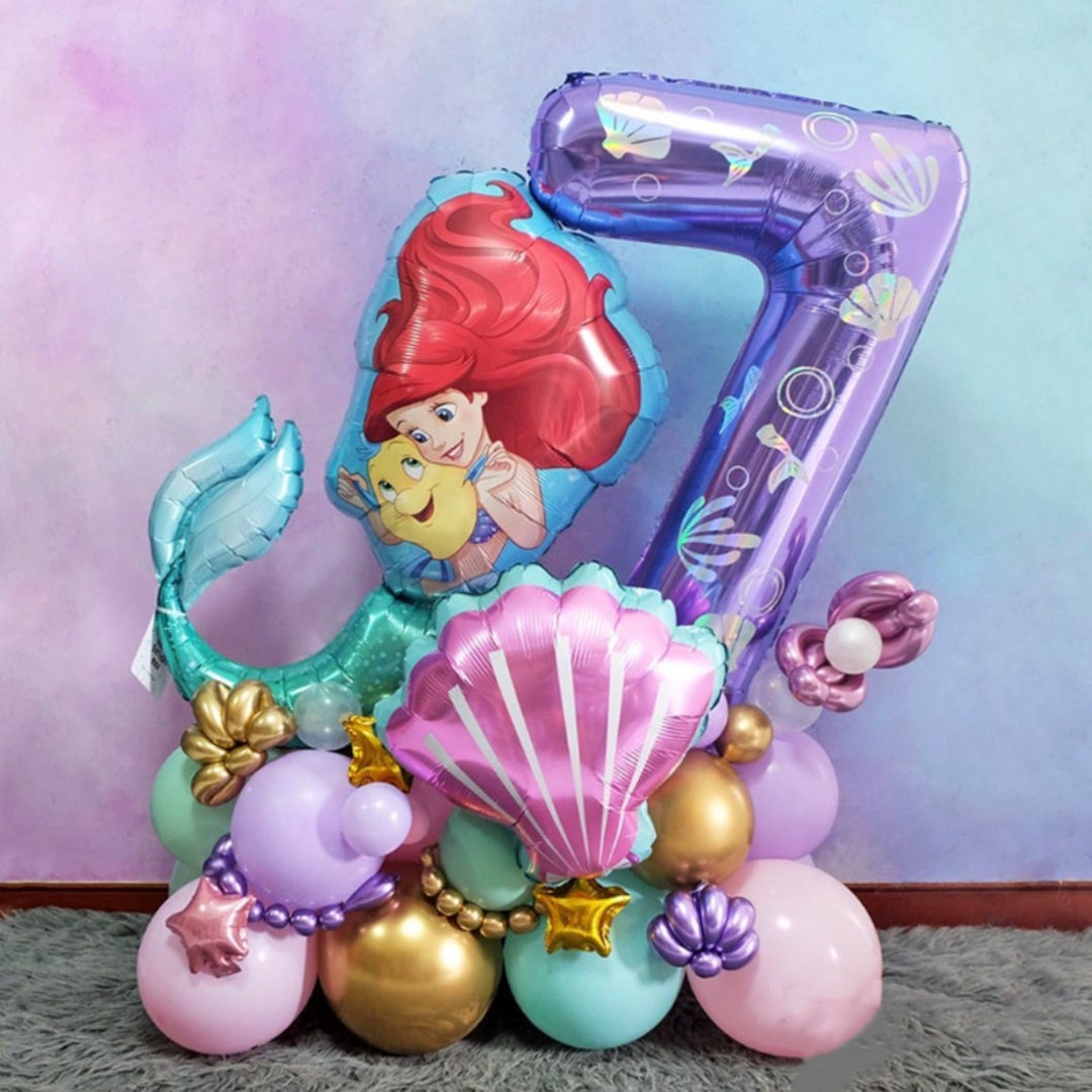 Little Mermaid Foil DIY Balloon Sculpture Kit Birthday - Etsy