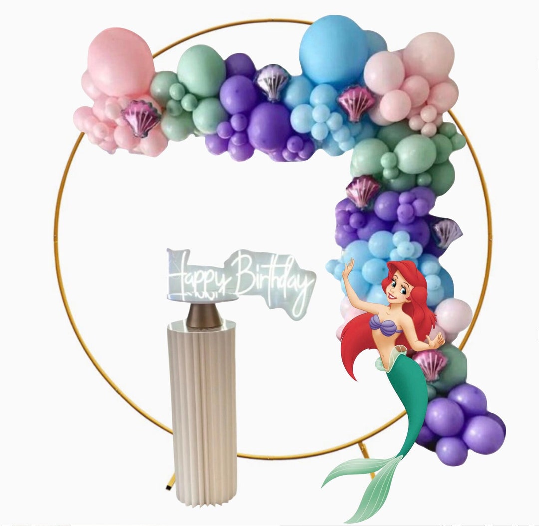 Mermaid Foil DIY Pastel Balloon Garland Arc Kit |birthday Number ...