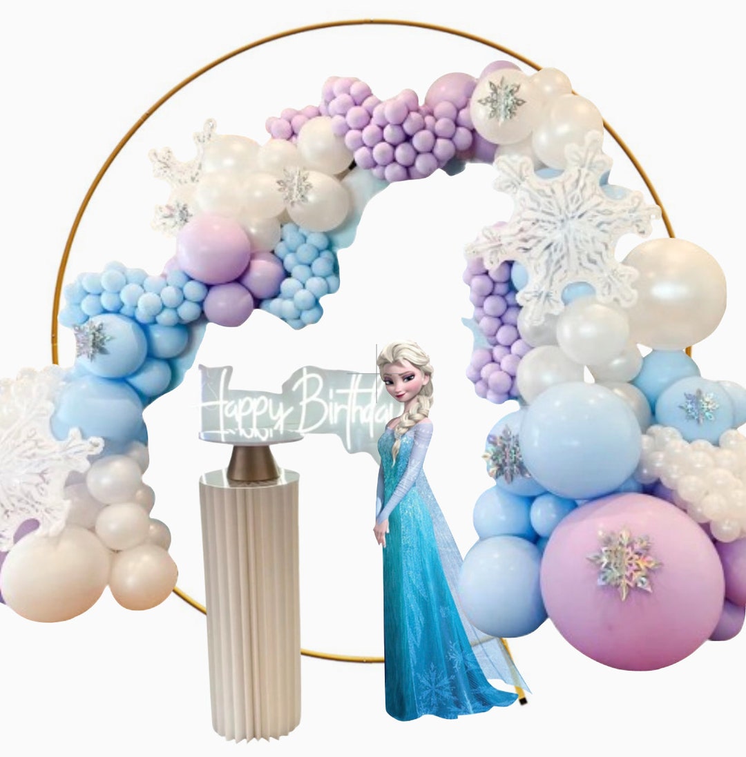 Frozen Elsa Olaf Foil DIY Balloon Garland Arc Kit | Birthday Girl ...