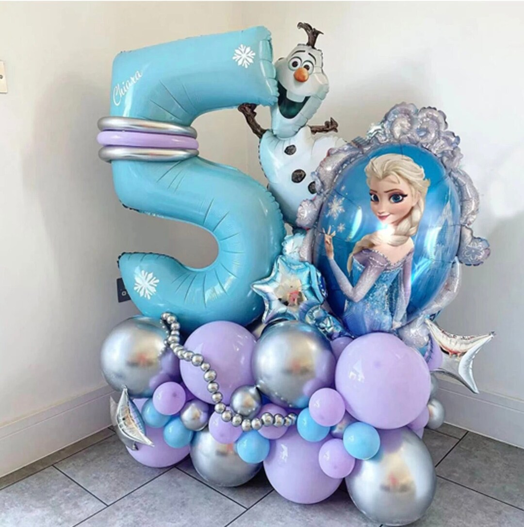 Frozen Elsa Olaf Foil DIY Balloon Sculpture Kit Birthday - Etsy