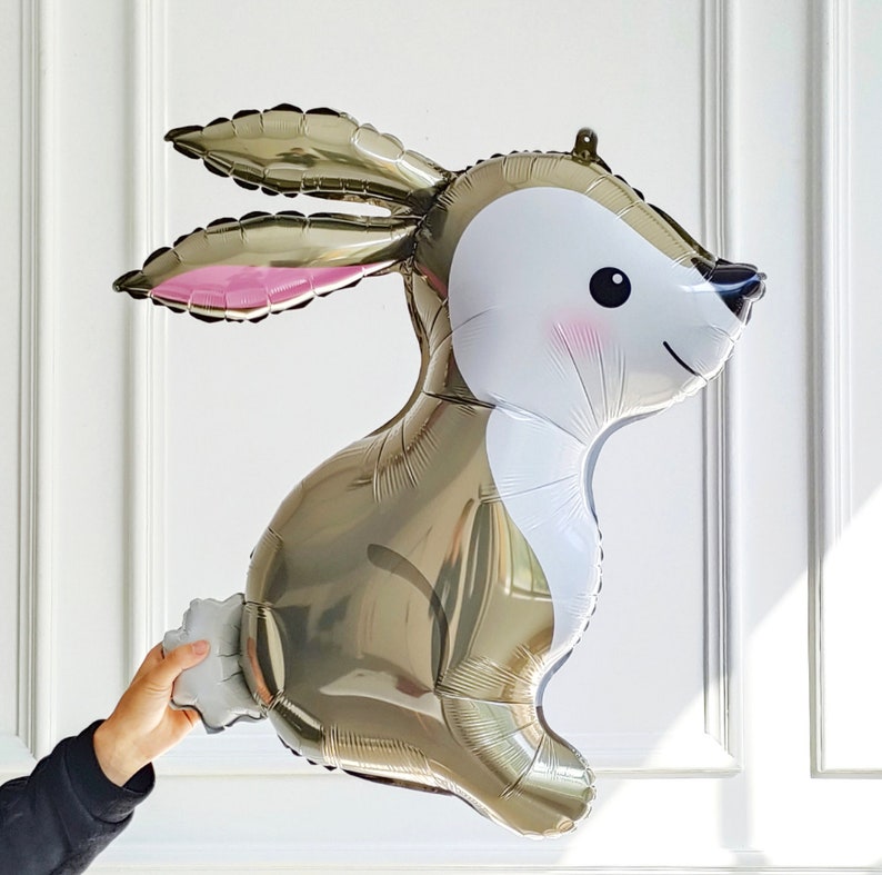 Woodland Animal Bunny Rabbit Foil DIY Balloon Sculpture Kit | Birthday ...