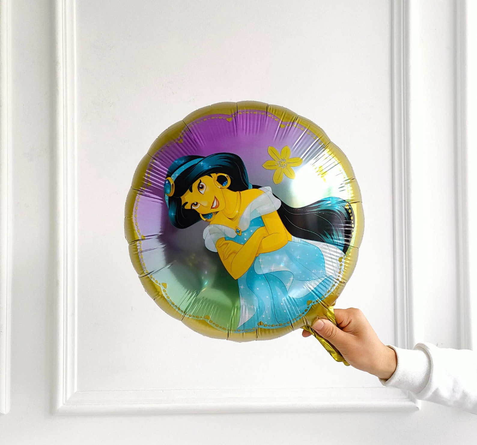 Princess Aladdin Foil DIY Balloon Sculpture Kit Birthday Number Balloon ...