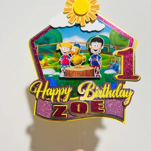 Patito Juan / Biper and Friends Cake Topper - Etsy