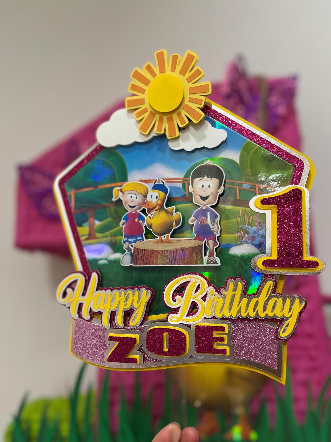 Patito Juan / Biper and Friends Cake Topper - Etsy