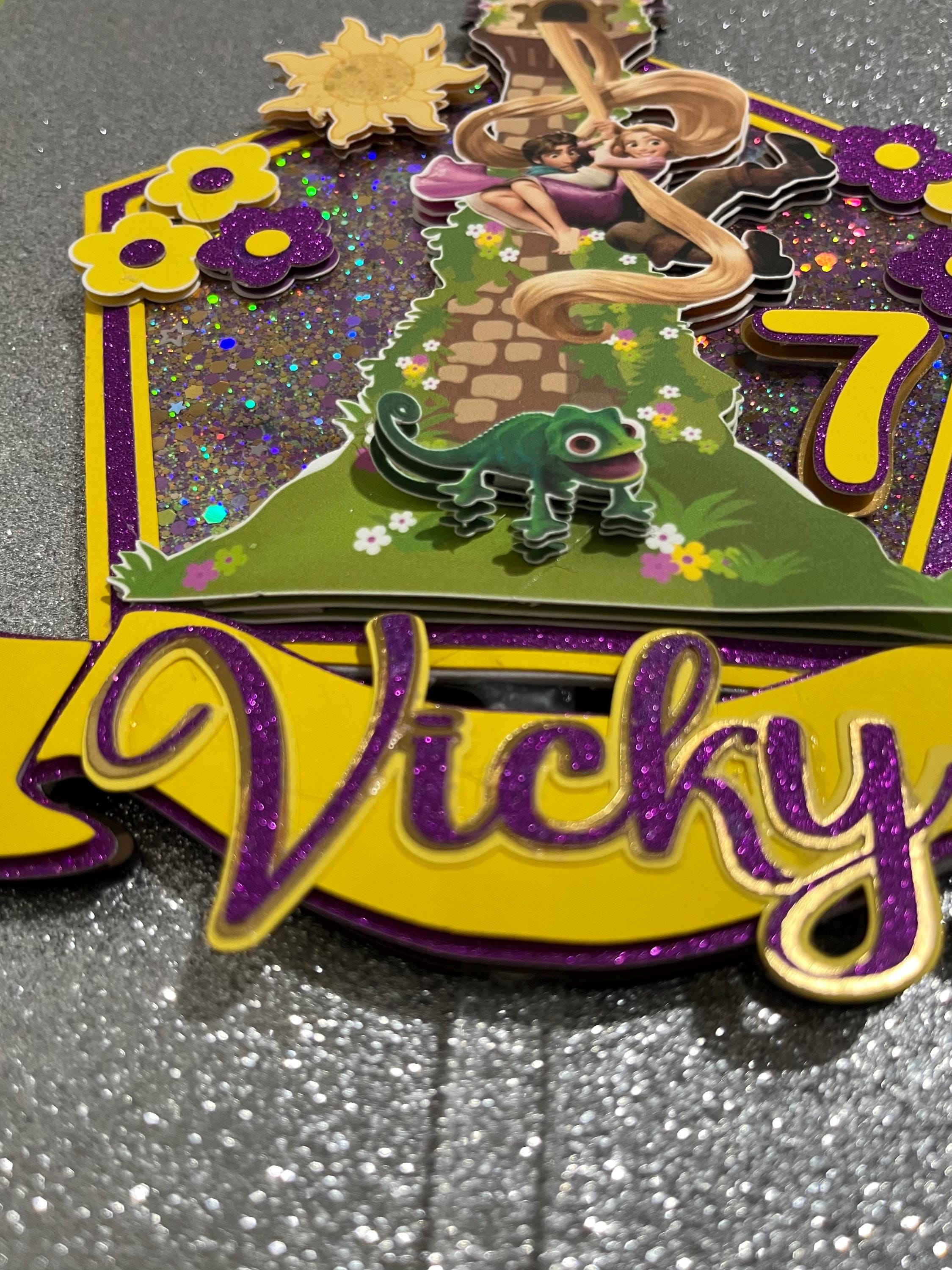 Rapunzel Cake Topper - Etsy