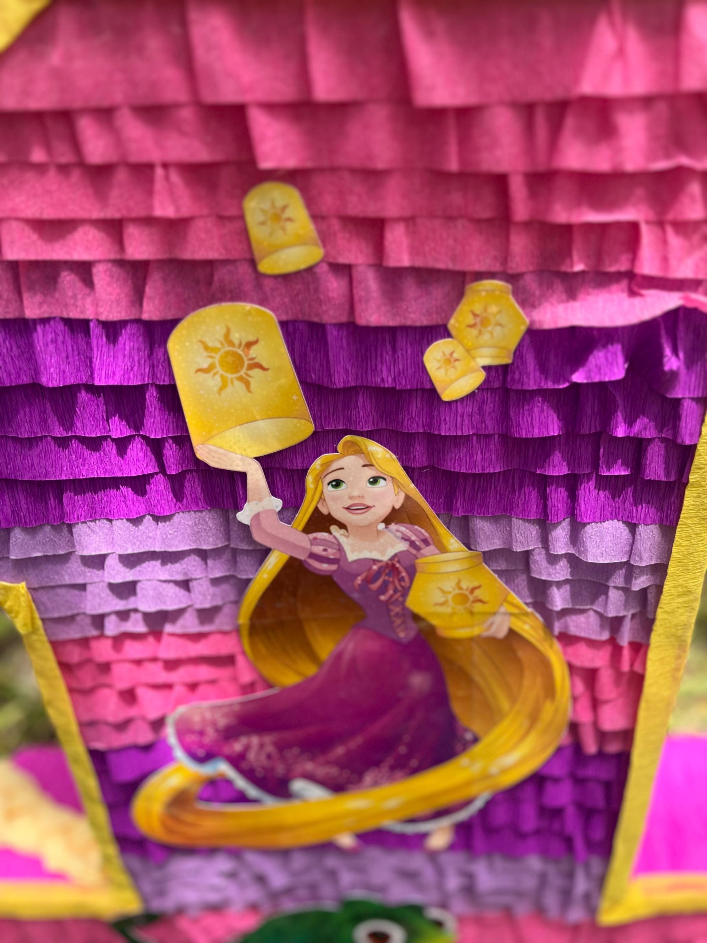 Birthday Number Rapunzel Piñata - Etsy