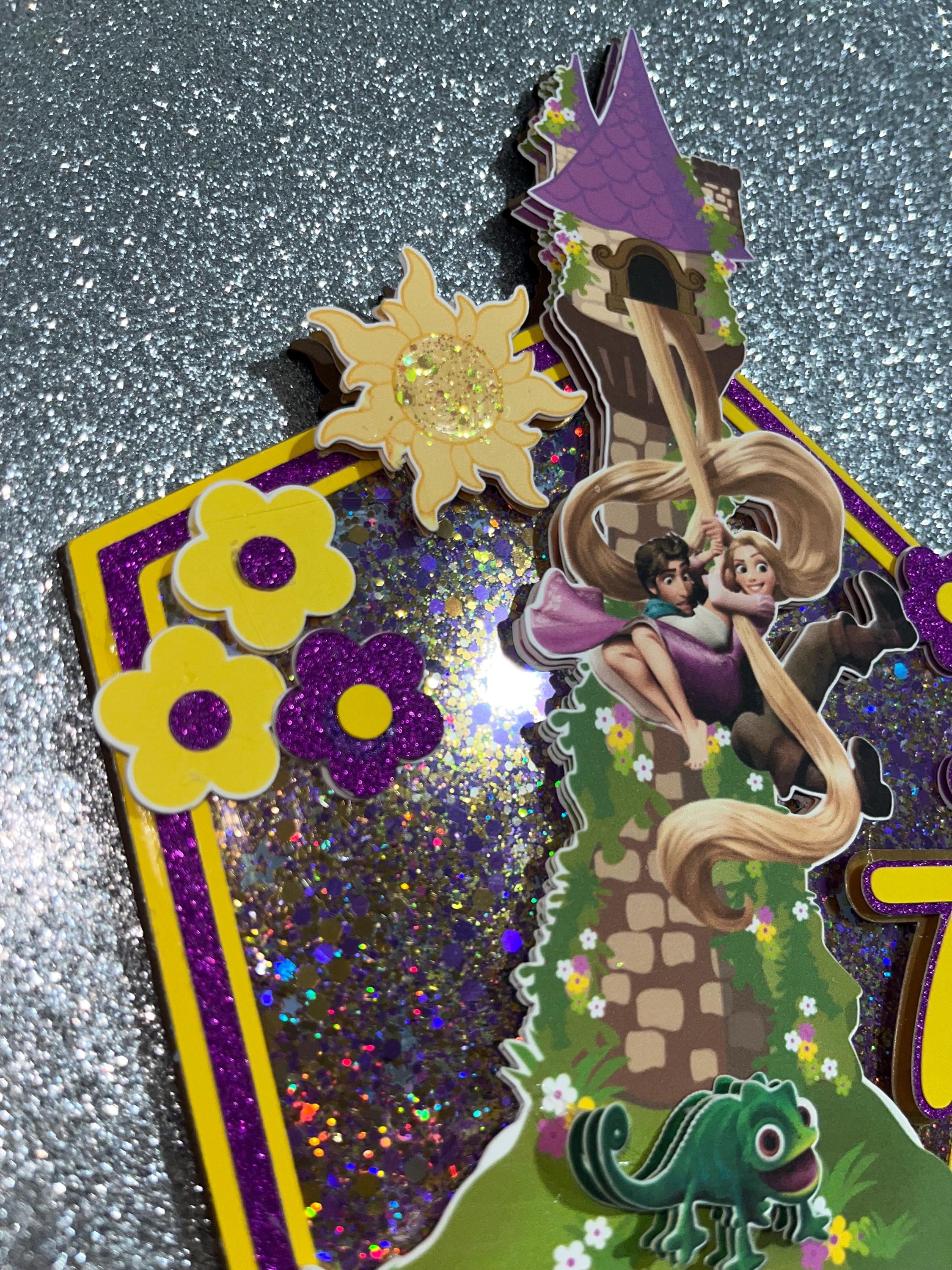 Rapunzel Cake Topper - Etsy