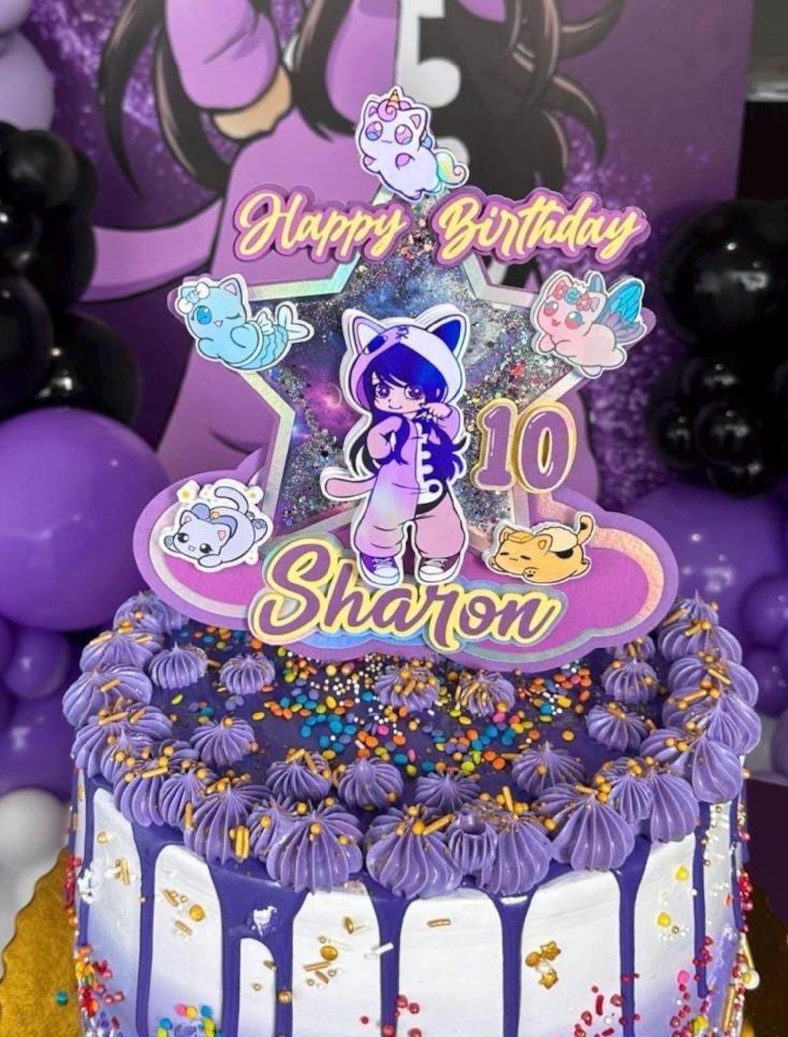 Aphmau Cake Topper - Etsy