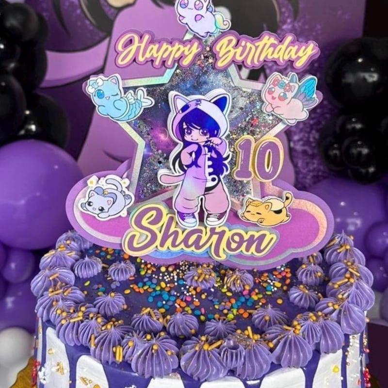 Aphmau Birthday Cake - Etsy