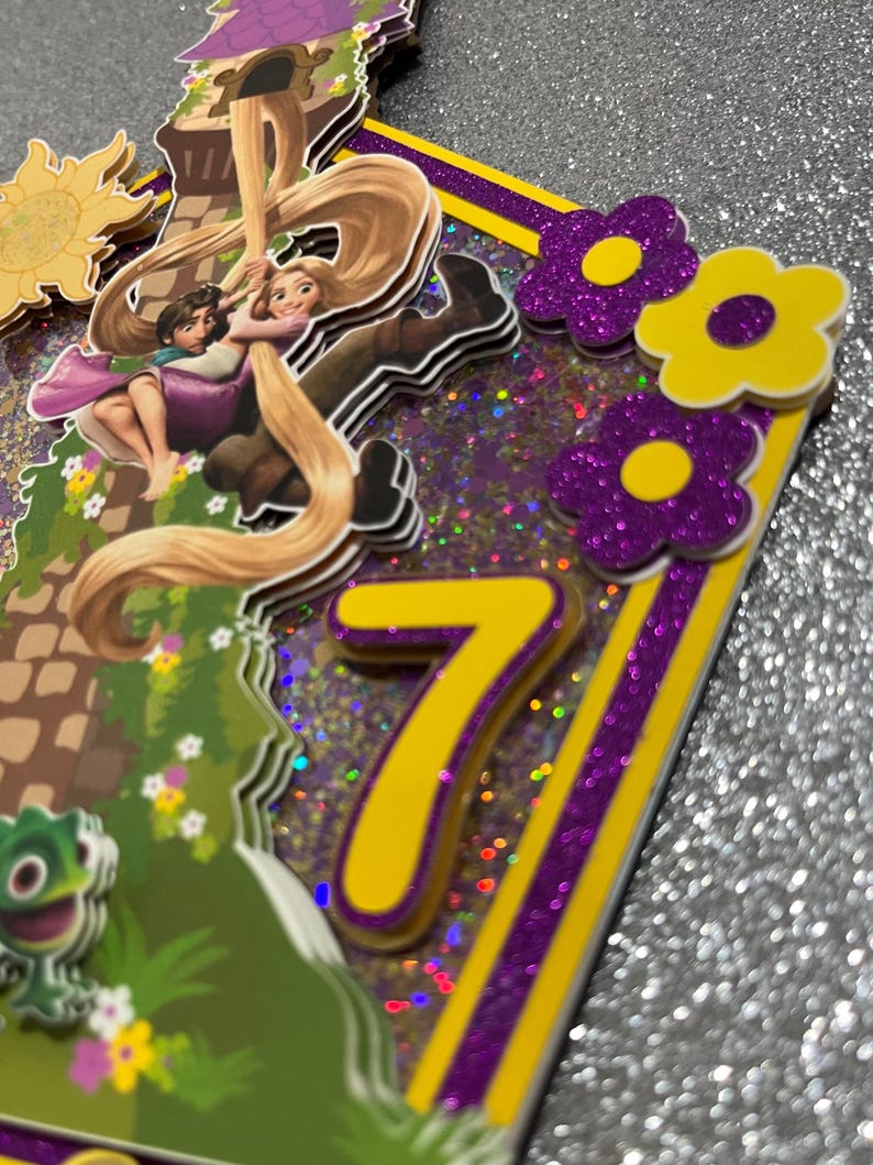 Rapunzel Cake Topper - Etsy