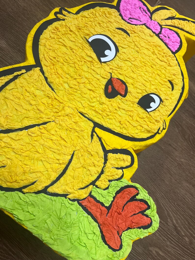 Handmade Chick CANTICOS Piñata: Kids Party Decoration (28x19.5x4.5) - Etsy