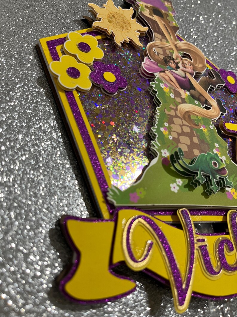 Rapunzel Cake Topper - Etsy