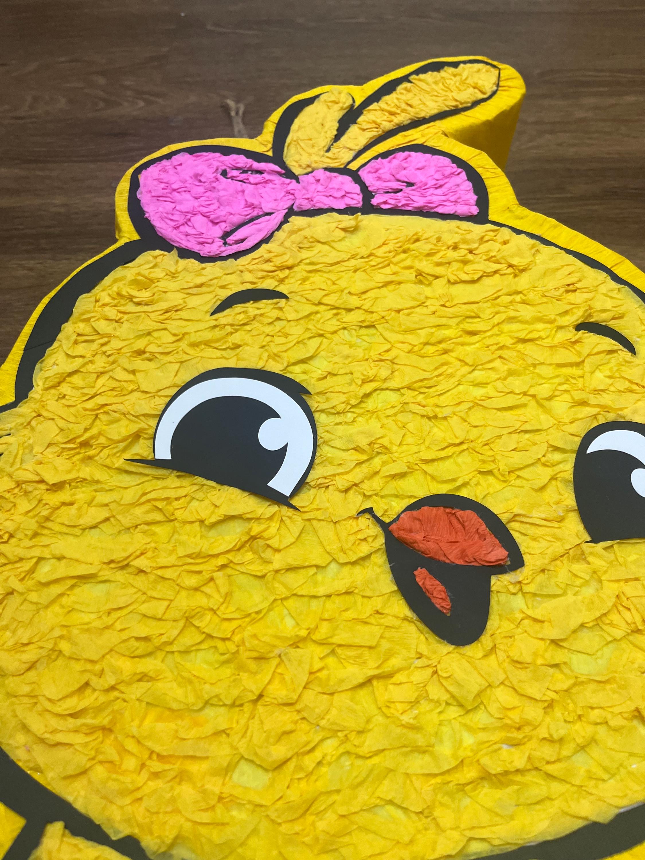 Handmade Chick CANTICOS Piñata: Kids Party Decoration (28x19.5x4.5) - Etsy