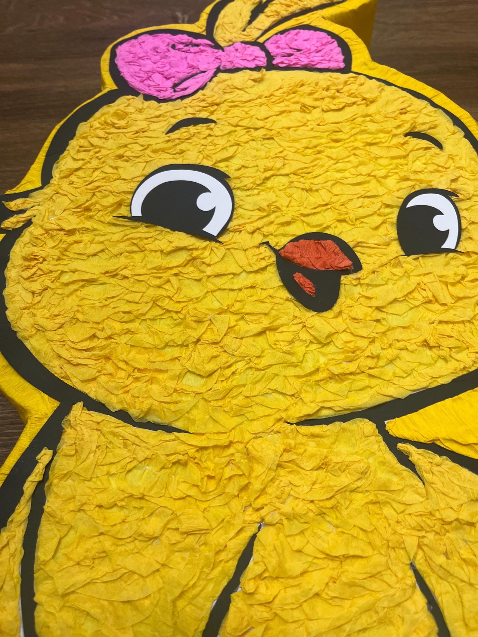 Handmade Chick CANTICOS Piñata: Kids Party Decoration (28x19.5x4.5) - Etsy