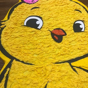 Handmade Chick CANTICOS Piñata: Kids Party Decoration (28x19.5x4.5) - Etsy