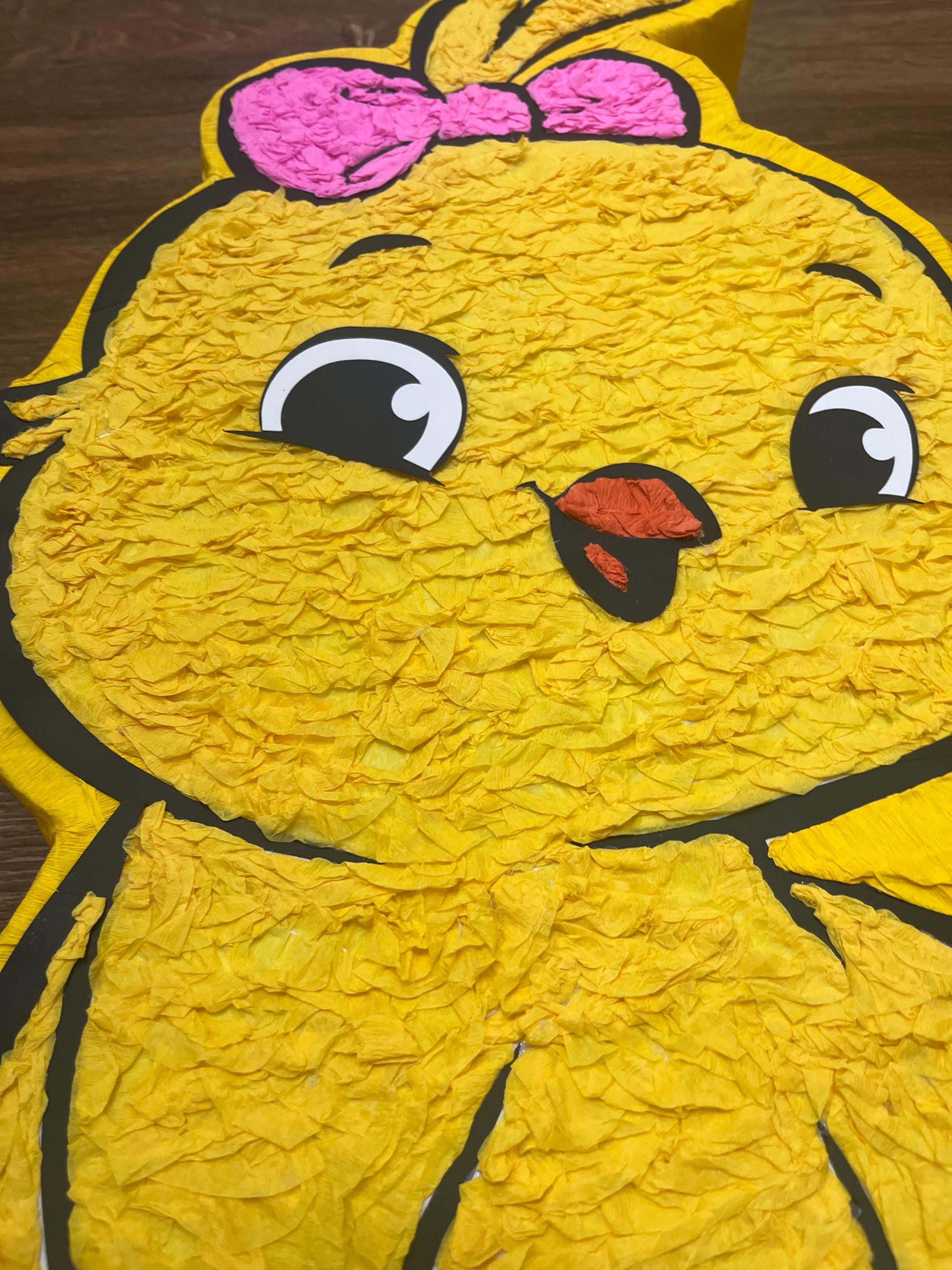 Handmade Chick CANTICOS Piñata: Kids Party Decoration (28x19.5x4.5) - Etsy