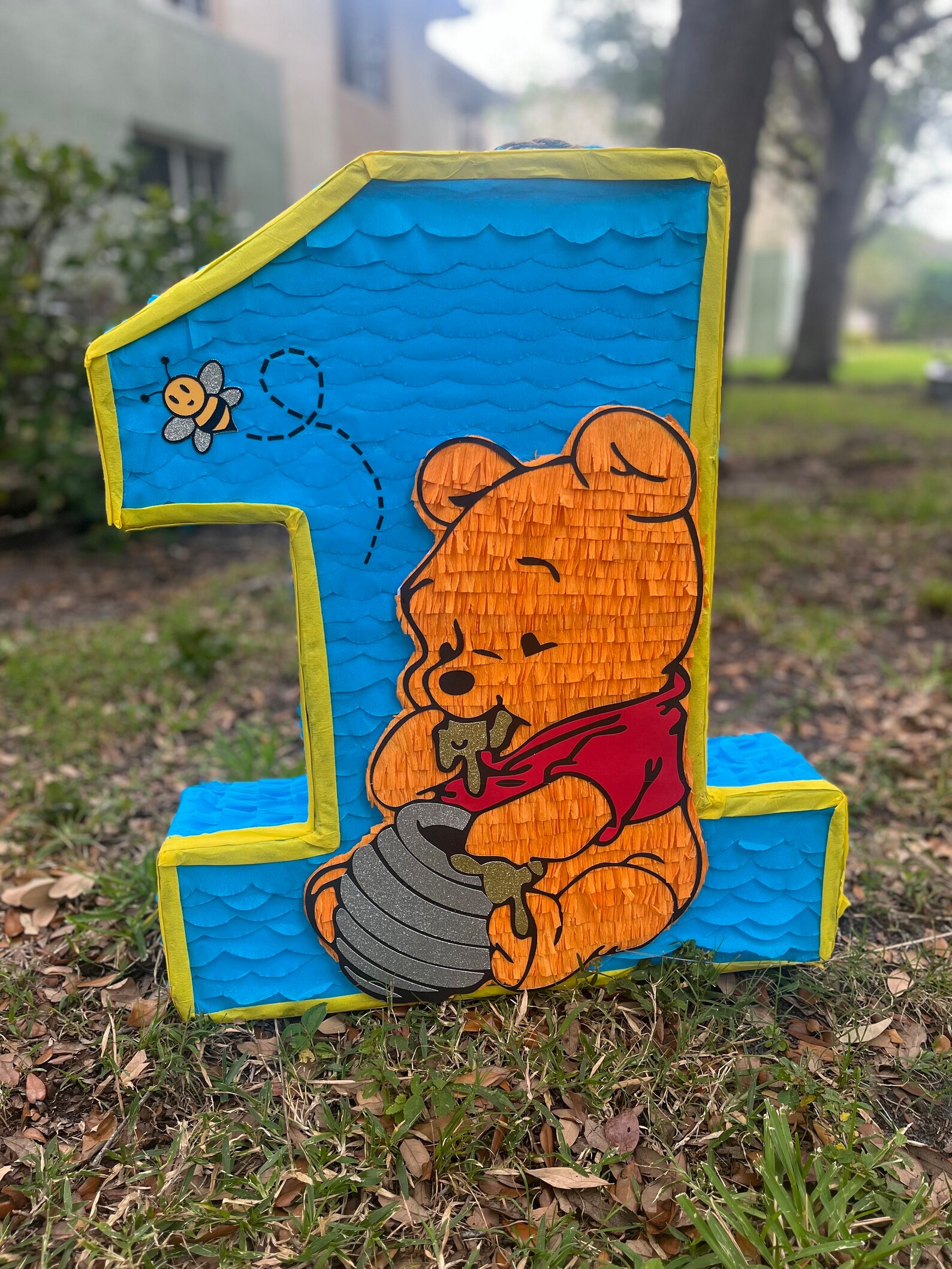 One Birthday Winnie the Pooh Piñata - Etsy
