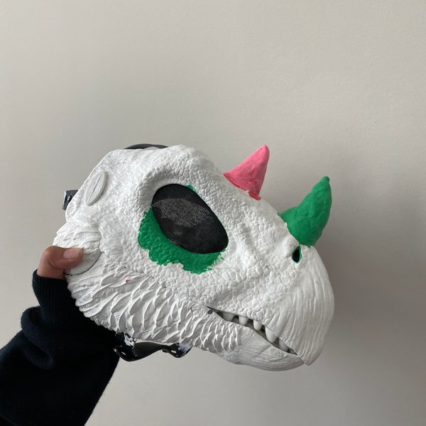 Dino Mask - Etsy