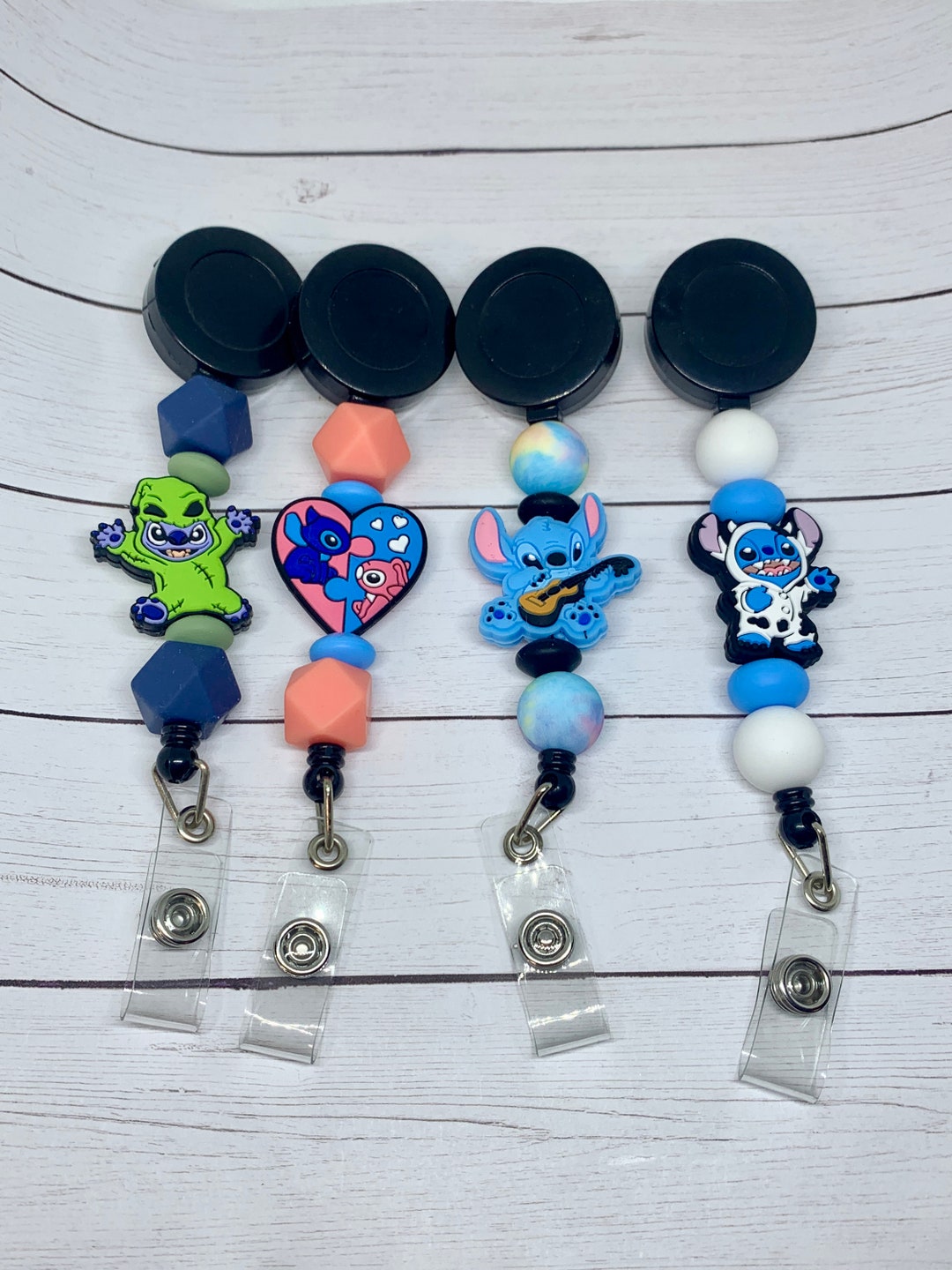 Stitch ID Badge Reels Lilo and Stitch Nursing Badge Reel Teacher Badge ...