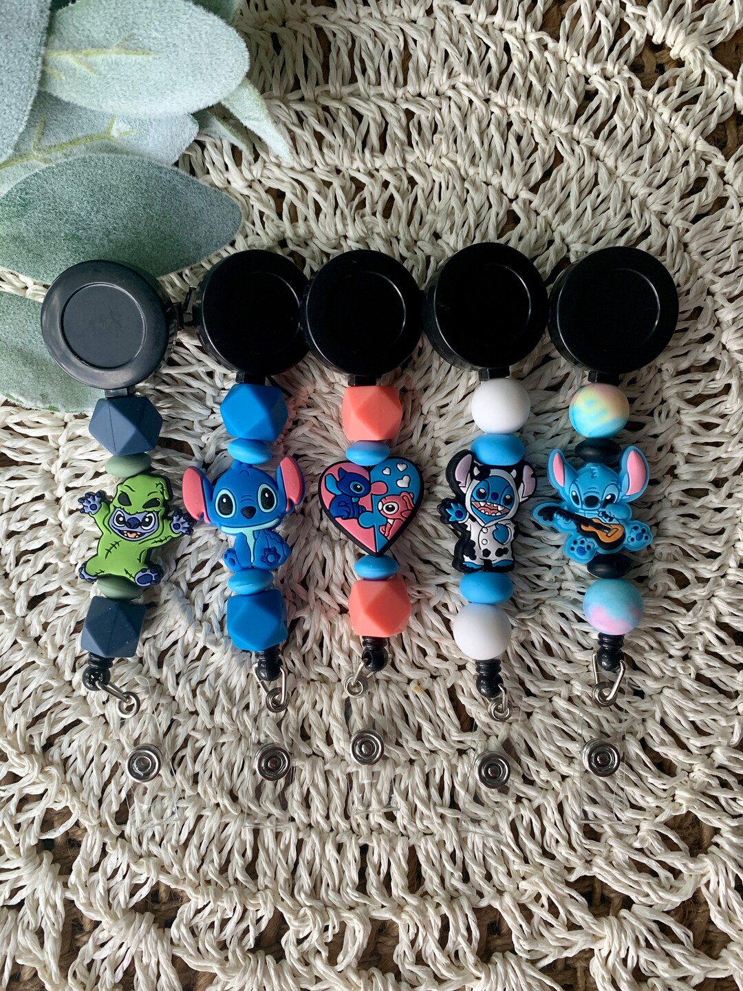 Stitch ID Badge Reels Lilo and Stitch Nursing Badge Reel - Etsy