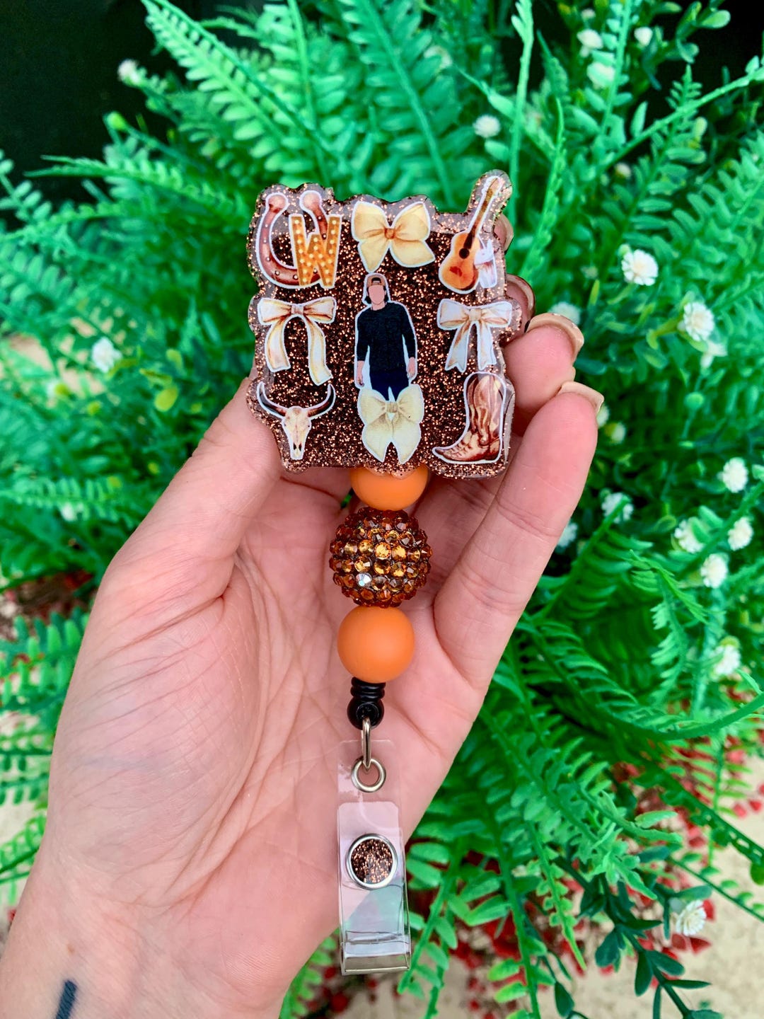 Morgan Wallen Acrylic ID Badge Reel | Country Badge Reel | Western ...