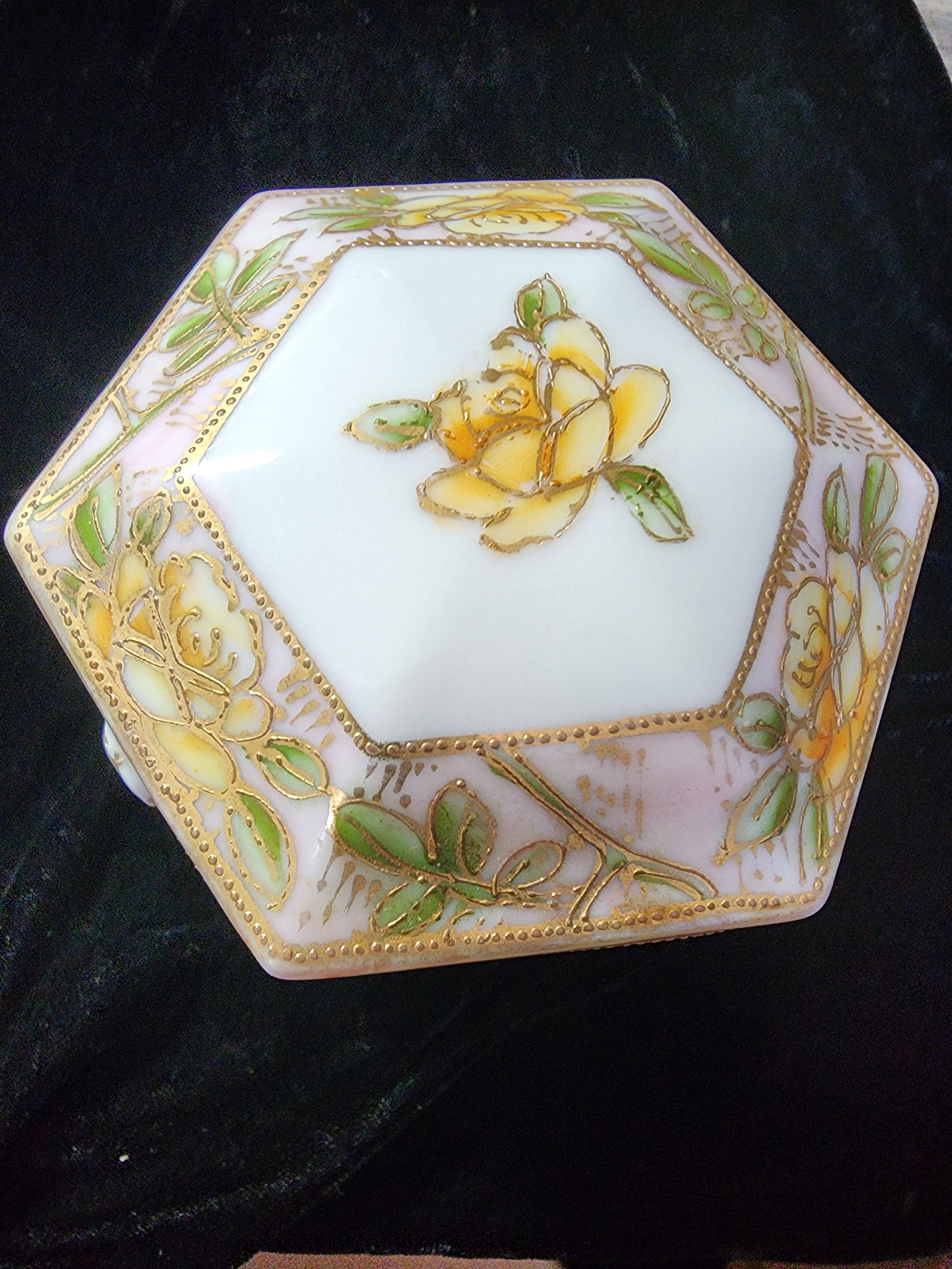 Vintage Nippon Boudoir Dish - Etsy