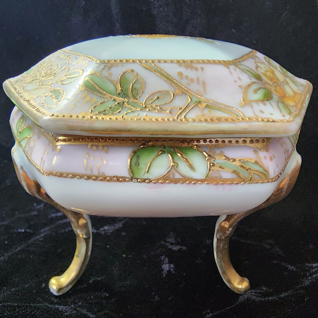 Vintage Nippon Boudoir Dish - Etsy