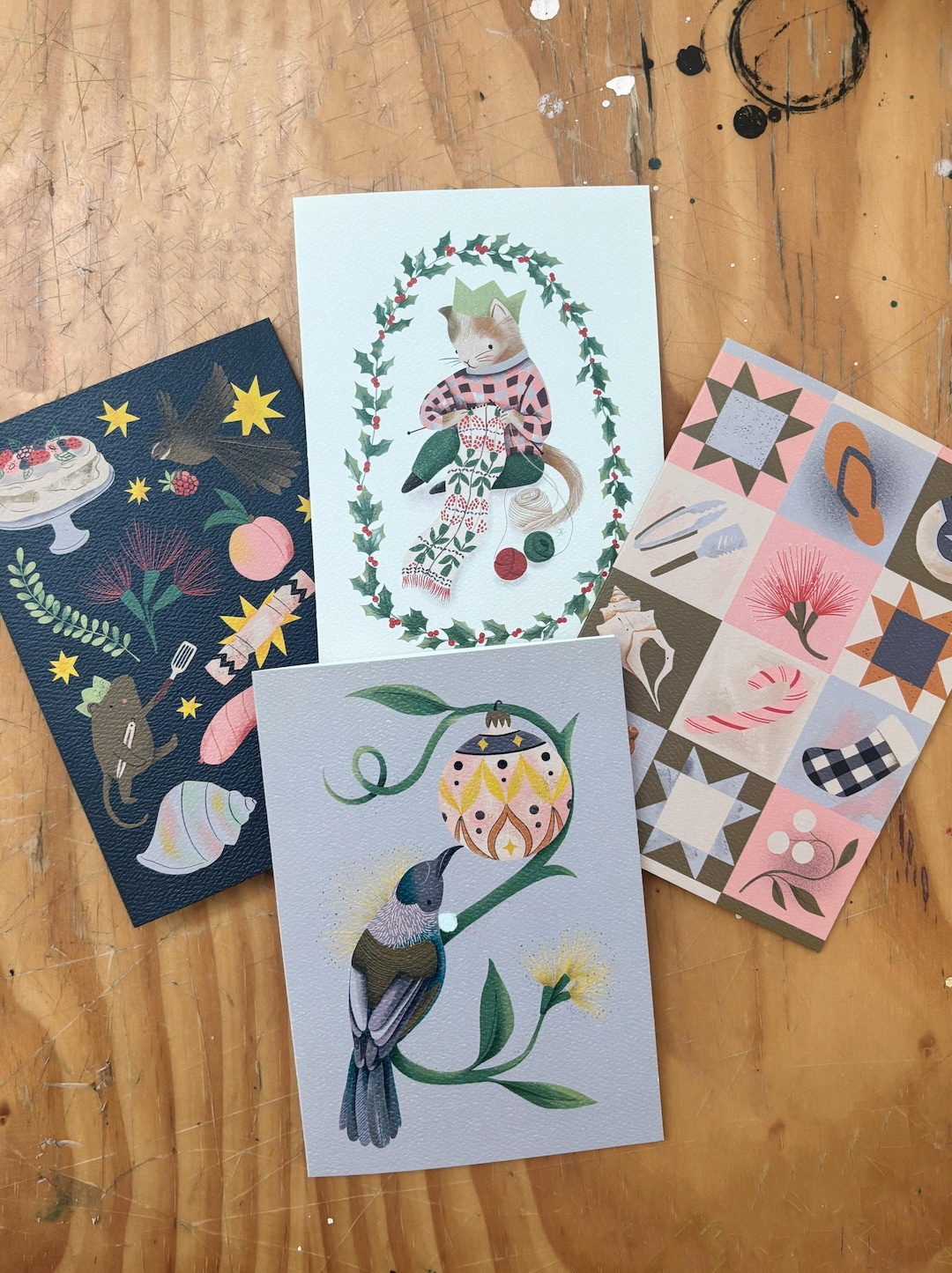 Aotearoa New Zealand Christmas Cards | Kiwi Christmas | Festive Summer ...