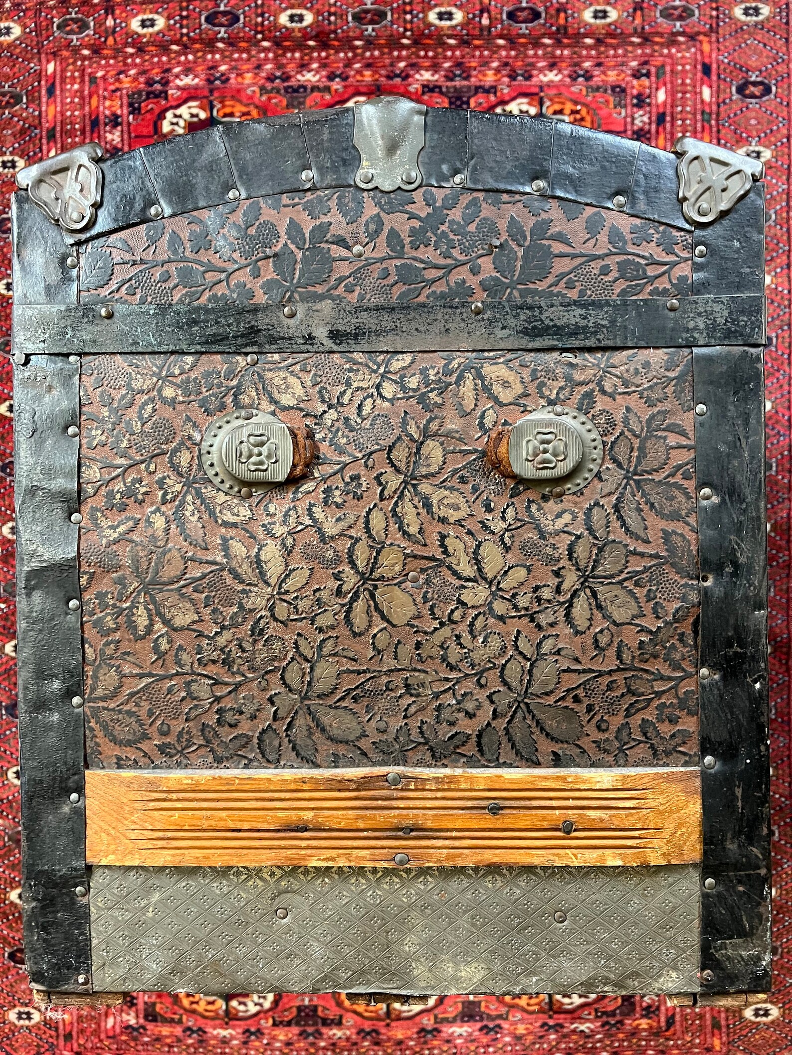 Vintage Antique Camelback Hump Steamer Trunk All Original - Etsy