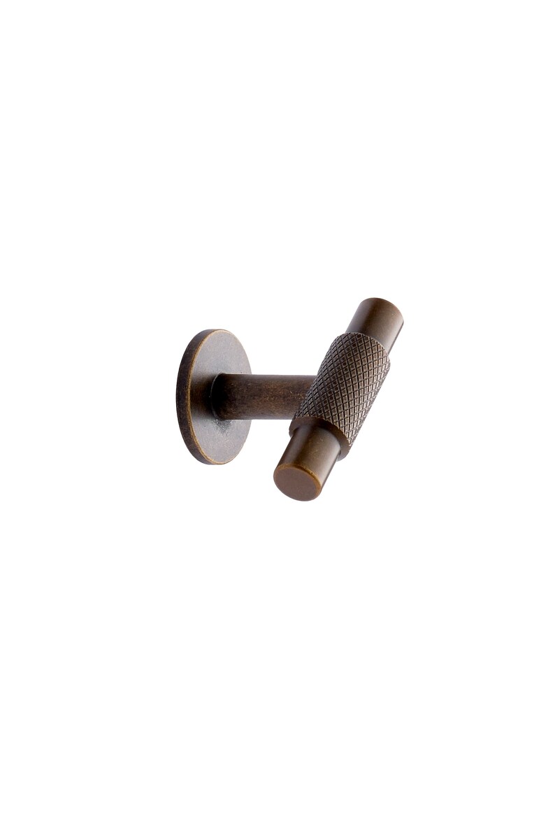 Furnipart Manor Knurled Handles & Knobs Antique Brass - Etsy