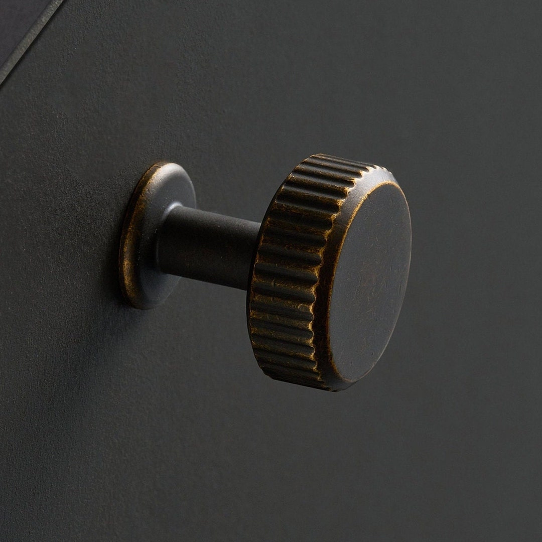 Furnipart Villa Fluted Handle & Knob 128mm 192mm Round Knob T Knob ...