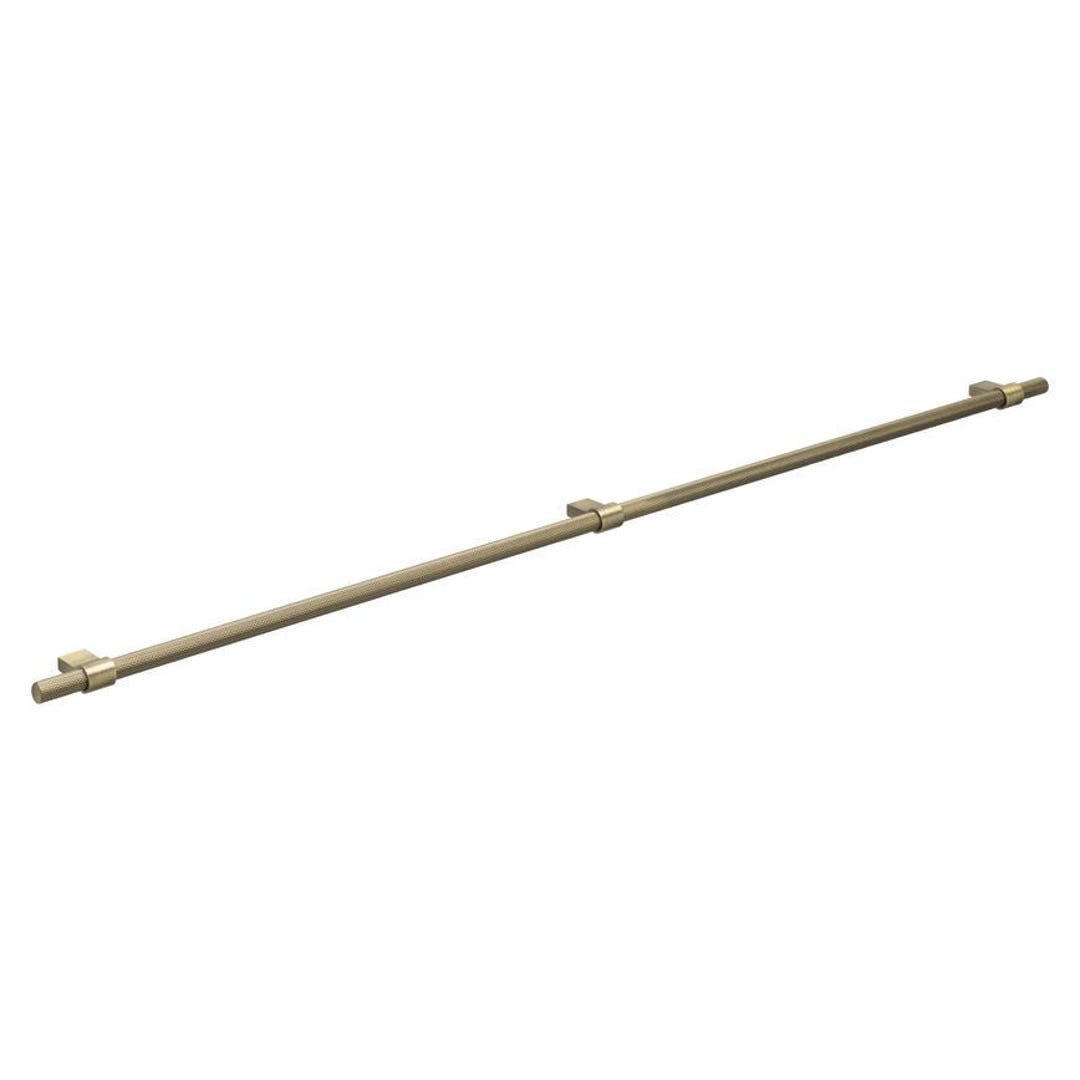 Howdens Knurled Brass Effect Handles 225mm 705mm T-knob Round Knob ...
