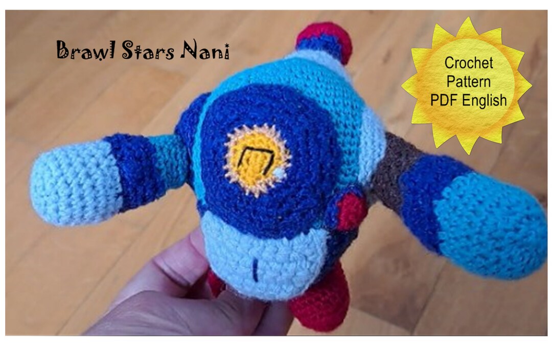 PATRÓN Crochet Nani Brawl Stars. Juguete ecológico amigurumi - Etsy México