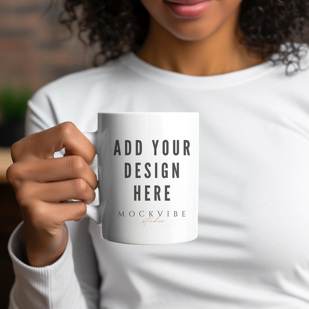 Mug Mockup, Blank White Mug Mock Ups, Coffee Mug Mockup, Boho Cozy Mug ...