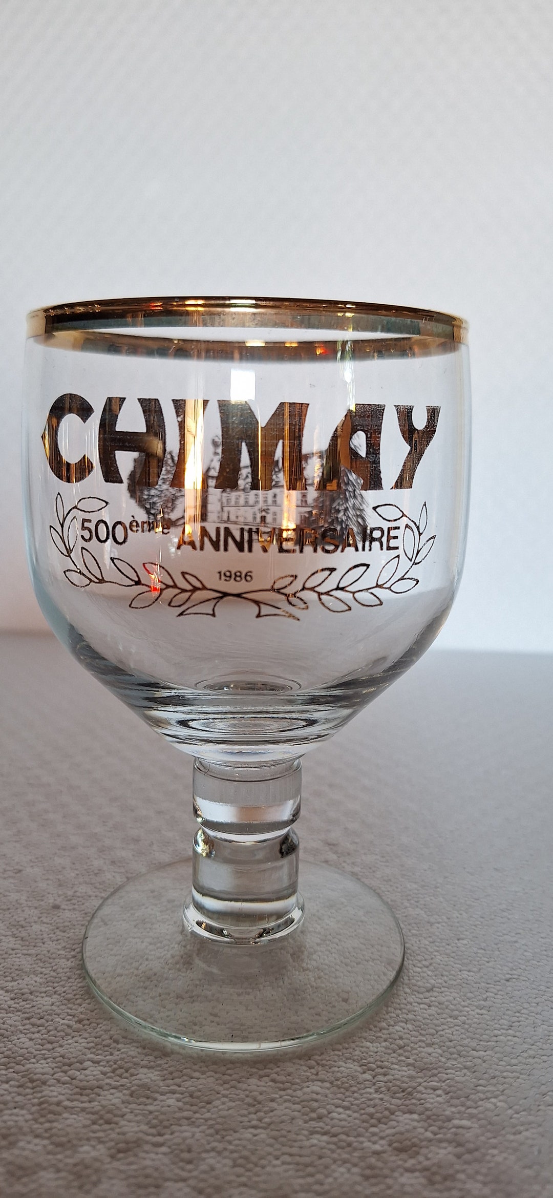 BEER GLASS CHIMAY 500th Anniversary - Etsy