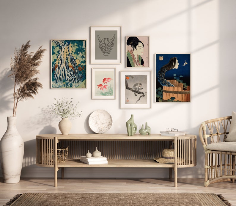 Vintage Japanese Gallery Wall Set of 20 DIGITAL Maximal Art - Etsy