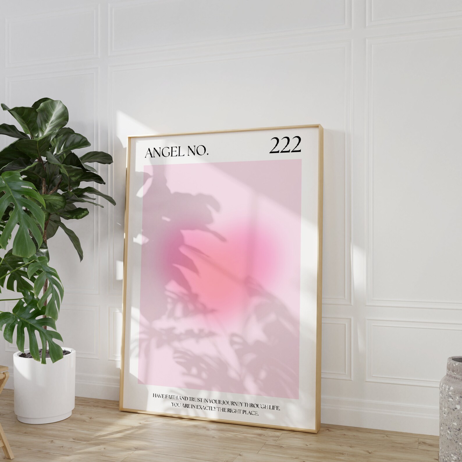 Pink Heart Aura Posters Set of 3 DIGITAL Positive Affirmation Angel ...