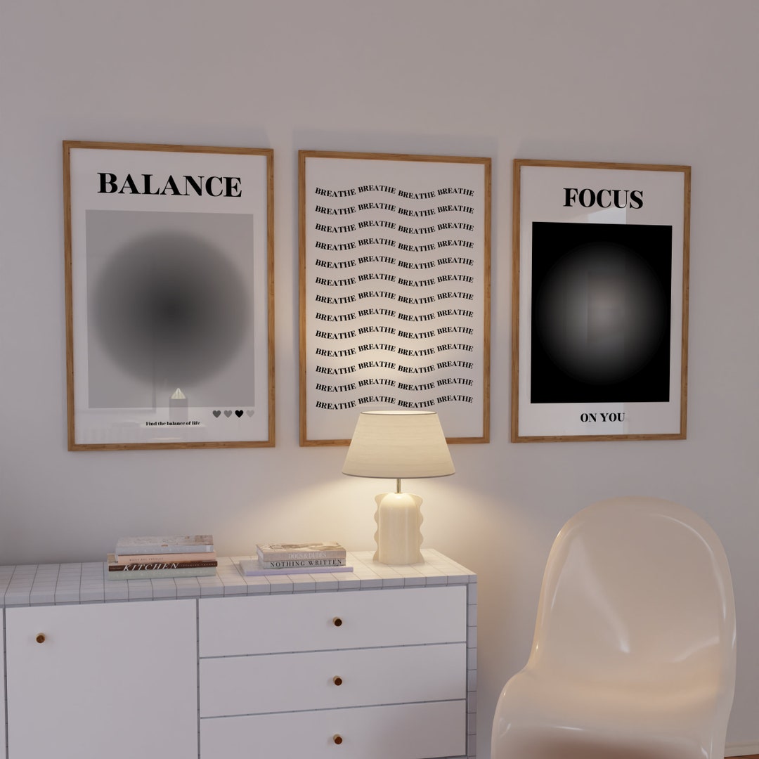 Aura Art Prints Set: Spiritual Gradient Posters (digital Download) - Etsy