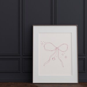 Red Coquette Bow Poster DIGITAL - Spiritual Poster Affirmation Art ...