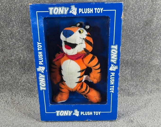 Kellogg Company Tony the Tiger Plush 1993 Toy Stuffed Animal Vintage - Etsy