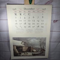 1972 Mobil Calendar - Etsy