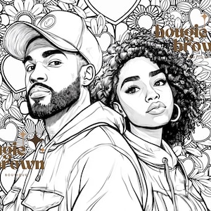 100+ Black Love Coloring Pages | Printable Couple Coloring Sheets ...