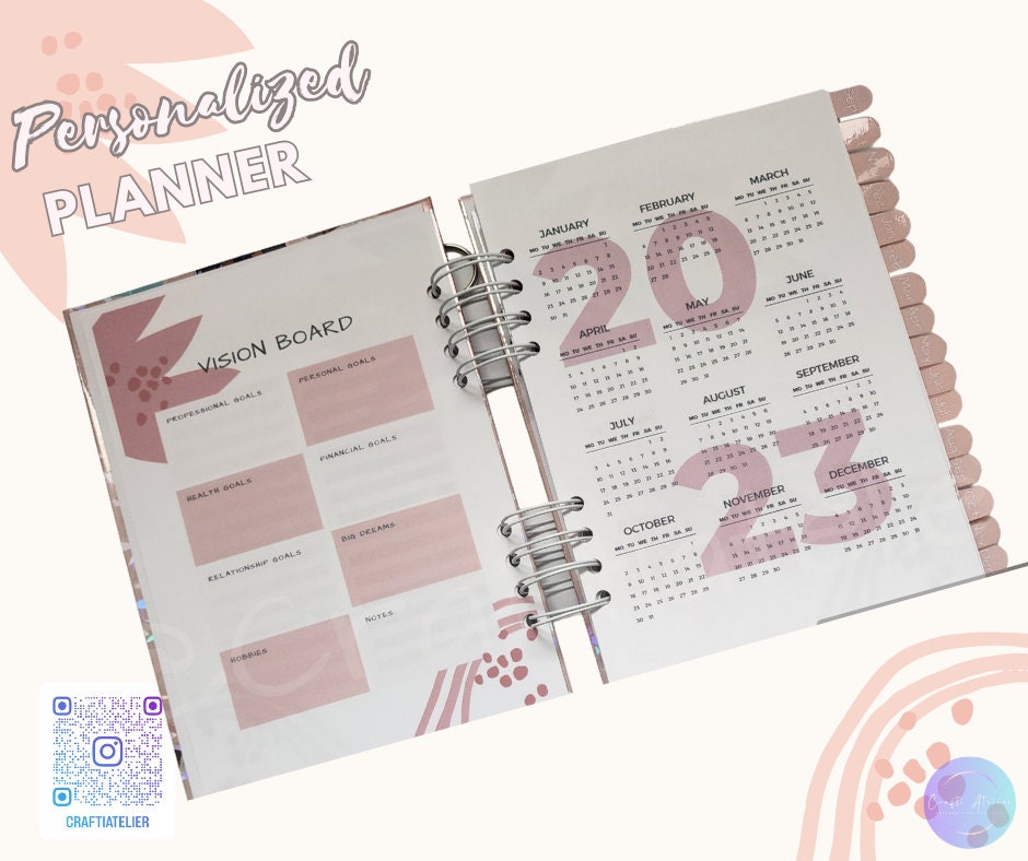 Personalized Planner 2024 Custom 2024 Planner Weekly Planner Monthly ...