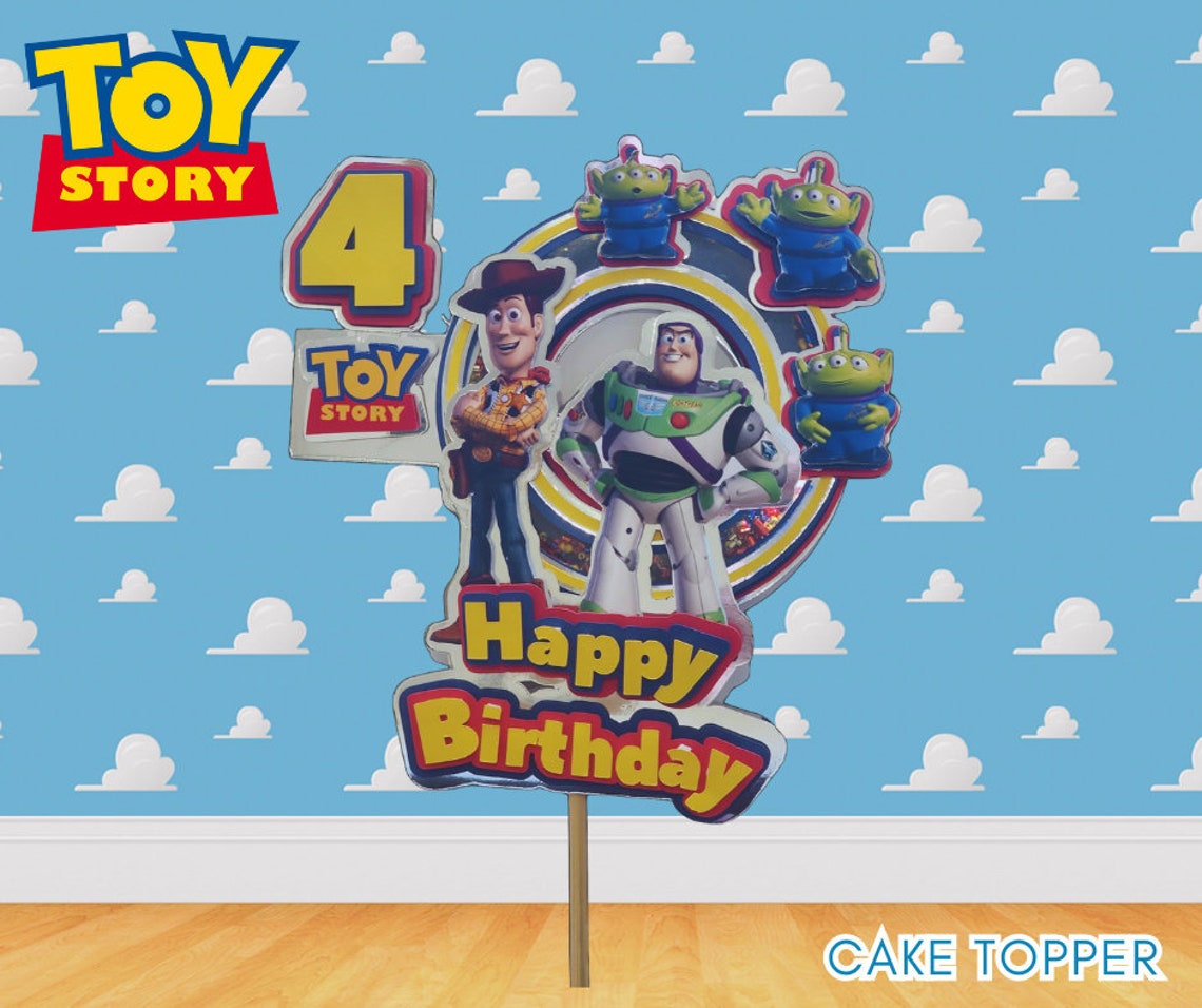 Toy Story Cake Topper Toy Story Cake Topper Shaker With LED Light, Cake ...