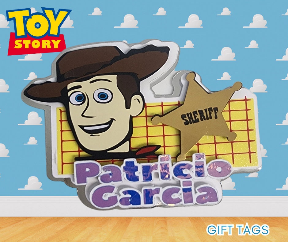 Toy Story Gift Tag for Birthday, Gift Tags for Kids, Gift Tag Stickers ...