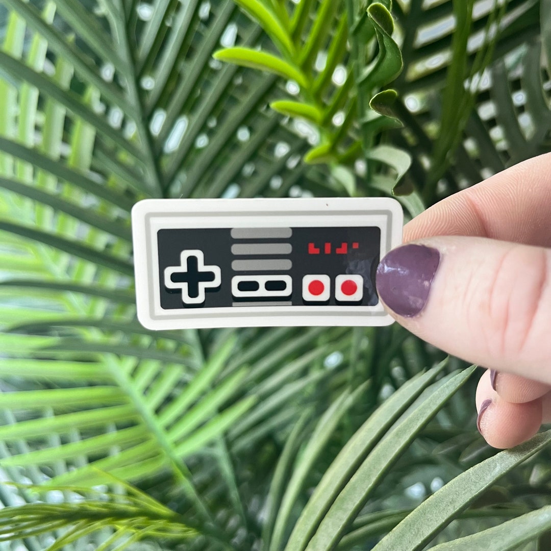 Retro Nintendo Controller Sticker Gamer Sticker Vintage Nintendo ...