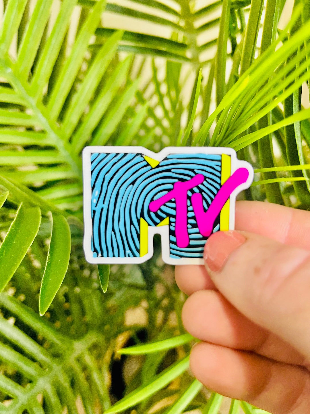 MTV Logo Sticker Waterproof Stickers MTV Vinyl Stickers Retro Stickers ...