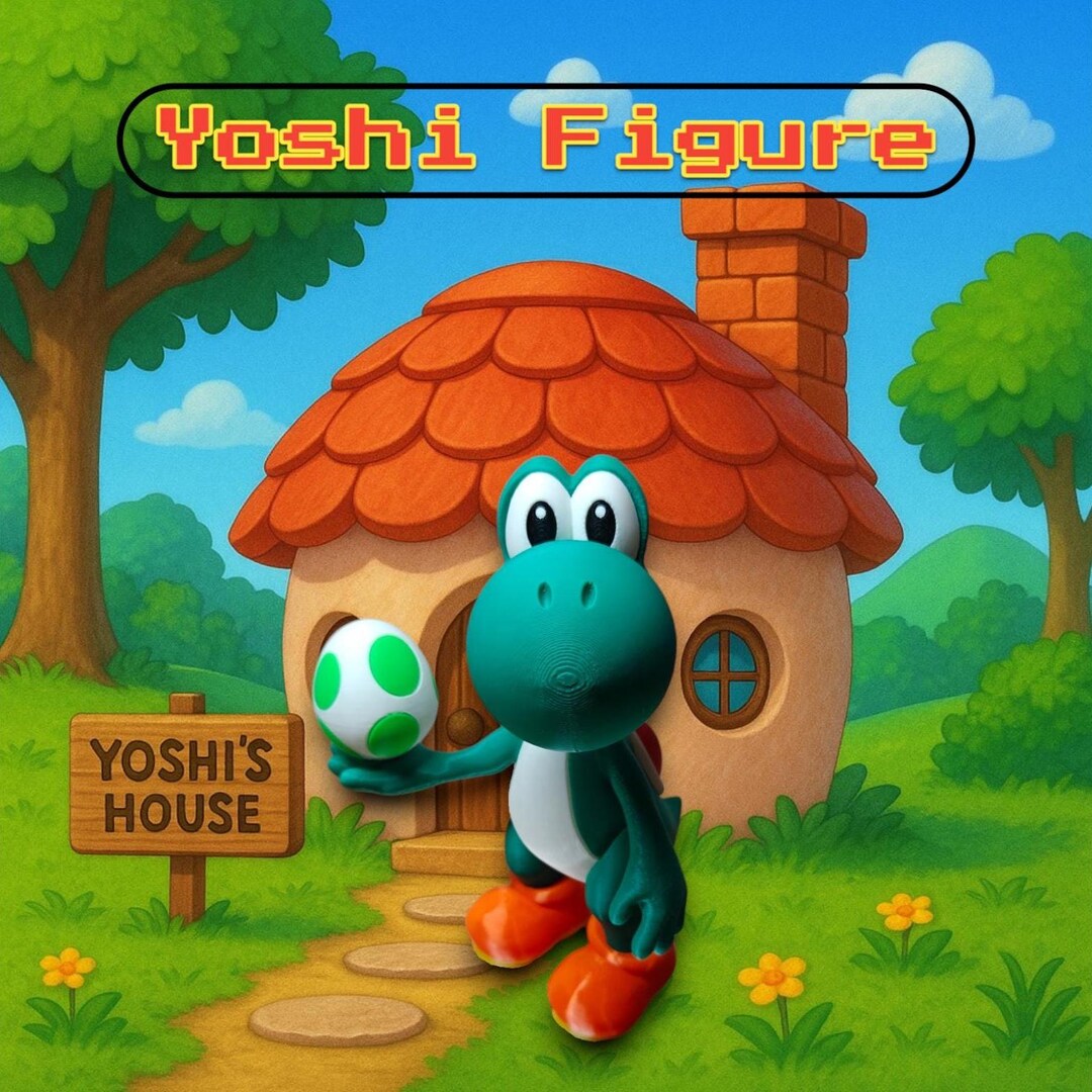 Yoshi Figure – Nintendo Collectible Statue - Etsy