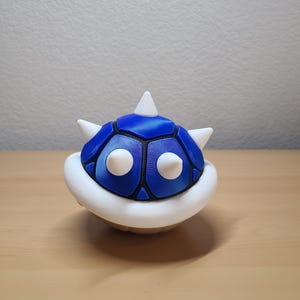 Blue Spiny Shell - Mario Kart Inspired Collectible - Etsy